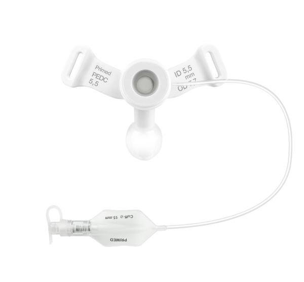 Cánula Ped Largo 5.5 con cuff – Teveuci